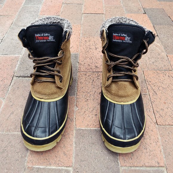insoles of Dupont | Shoes | Vintage Leather Duck Boots Mens 9 | Poshmark
